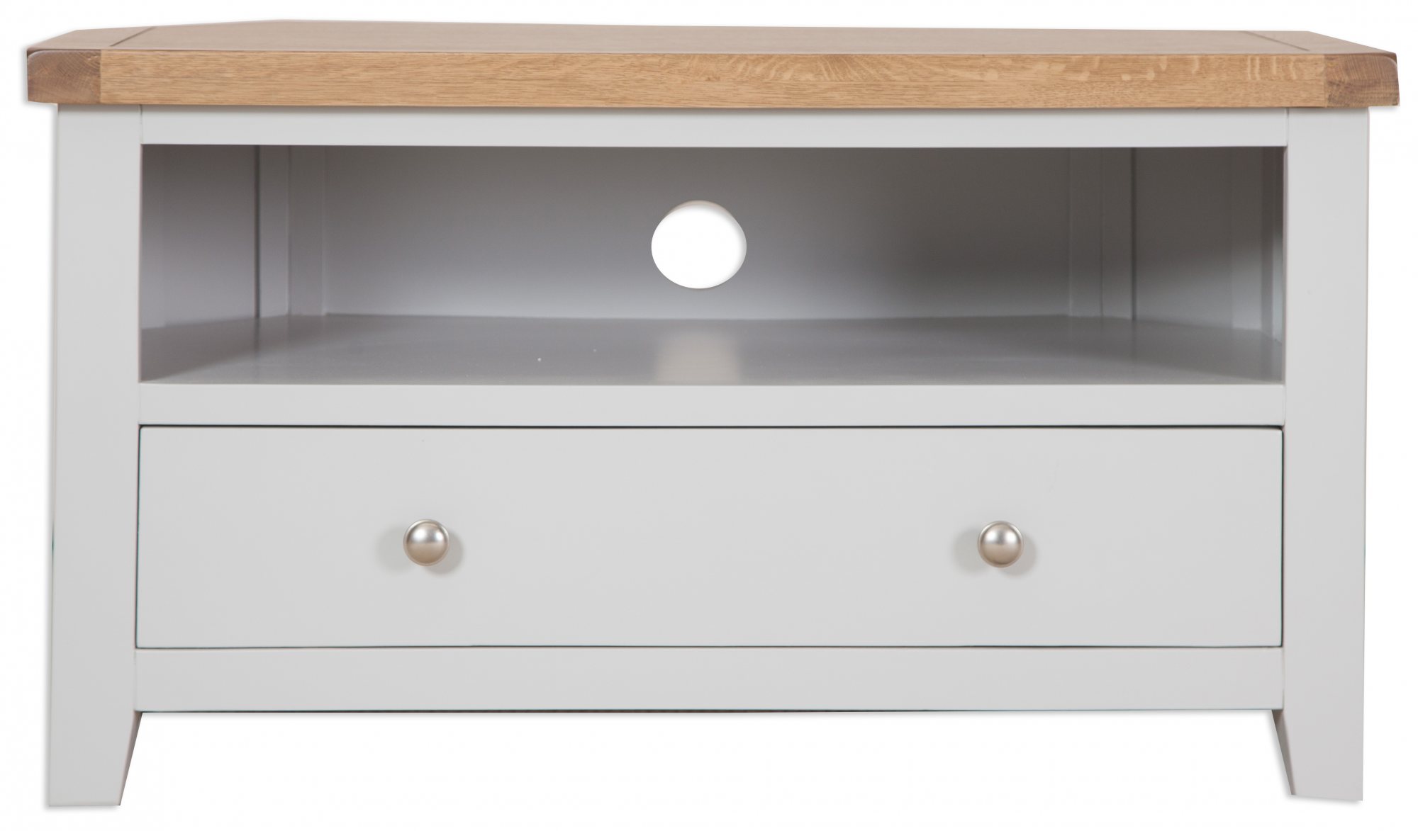 Beachcroft Slate Corner TV Unit - First Furnishings