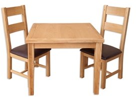 Beachcroft Light Oak 90 x 90 Dining Table - First Furnishings