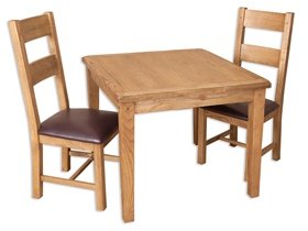Beachcroft Rustic 90 x 90 Dining Table - First Furnishings