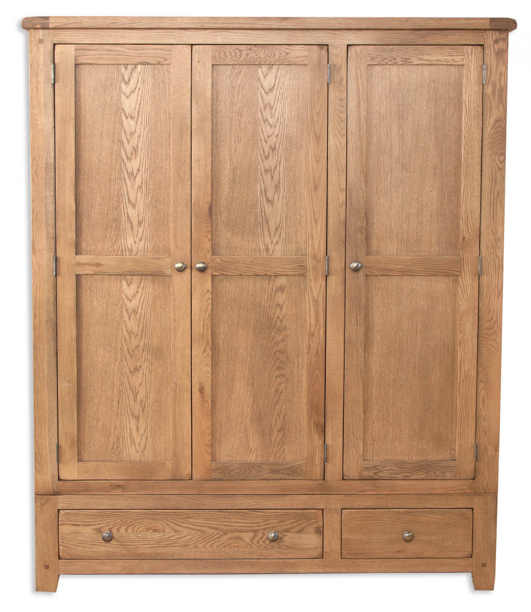 Beachcroft Rustic 3 Door 2 Drawer Wardrobe - First Furnishings