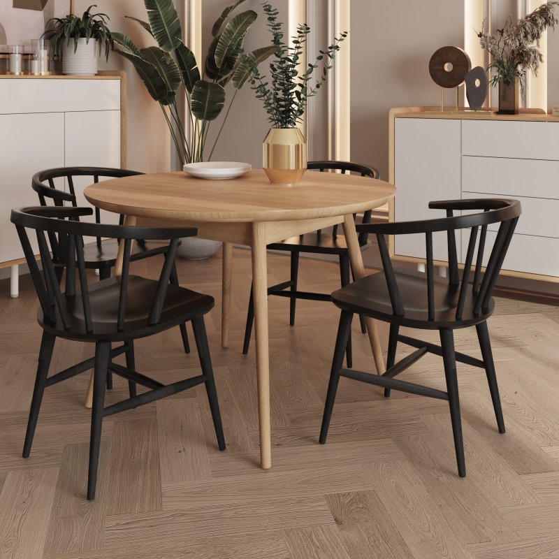 Belinda 1.1m Round Table - First Furnishings