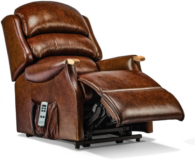 Melanie Electric Riser Recliner - Leather - First Furnishings